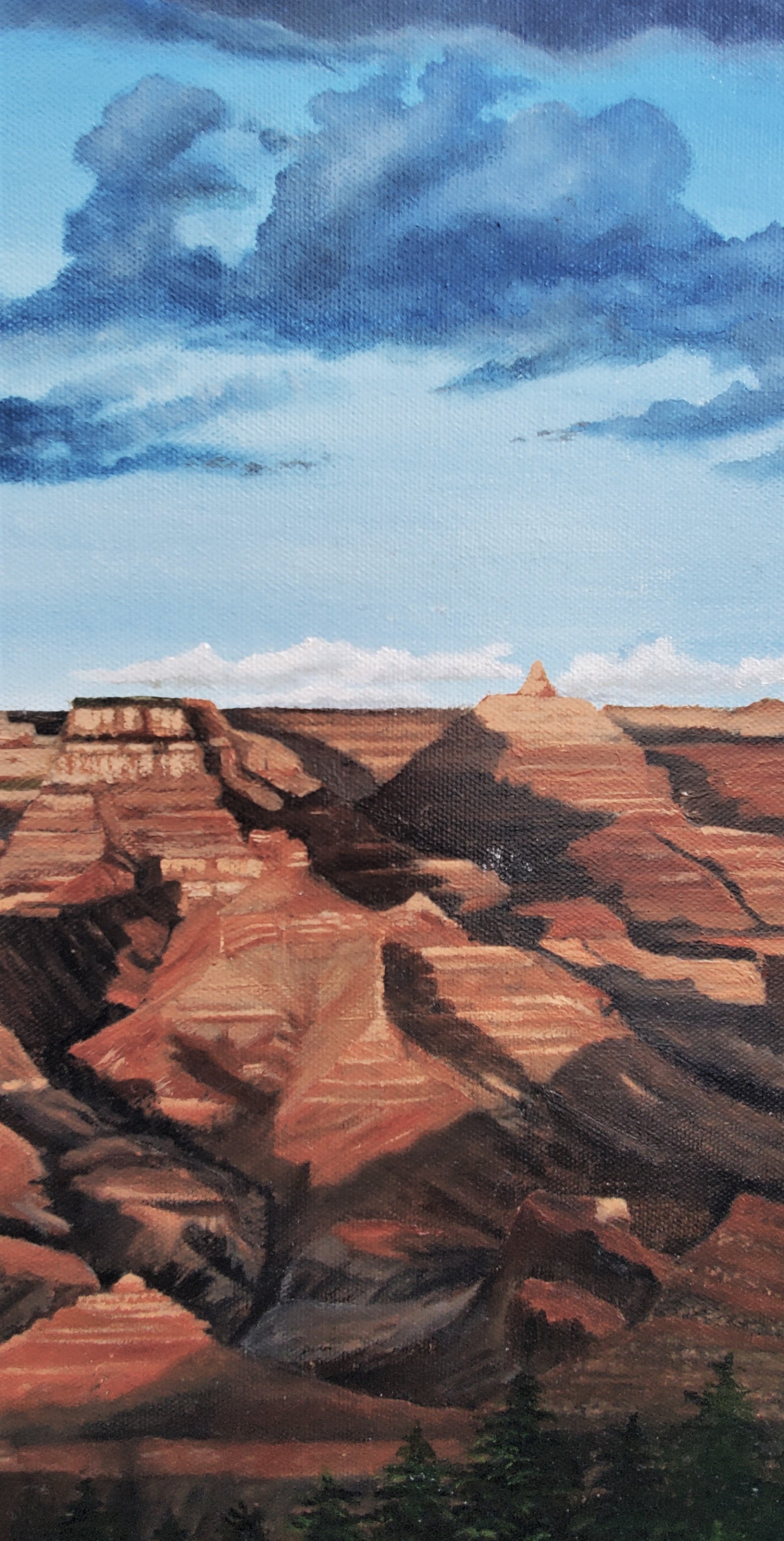 Buy Print of Original Oil Painting of Grand Canyon Arizona National ...