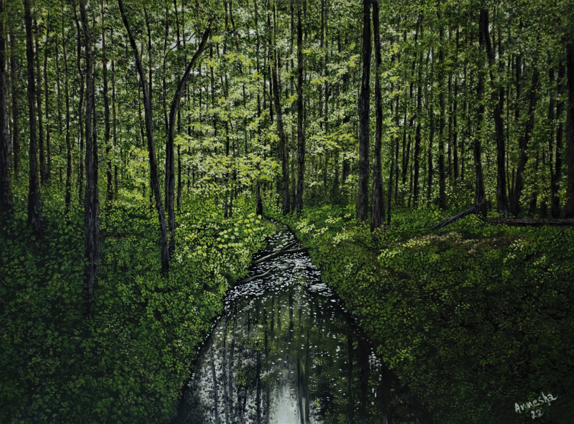 The Beam of Hope Painting Now Available for Purchase - Anneshascanvas